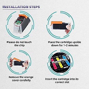 NEXTPAGE Compatible Ink Cartridge Replacement for CLI-281 CLI-281 XXL CLI 281 Use for PIXMA TS9120 TR7520 TR8520 TS6120 TS6220 TS8120 TS8220 TS9520 TS6320 TS9521C Printer (CLI281C 3 Pack)