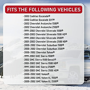 4WD 4x4 Switch - Replaces 19168767, 15709327, 901062 - Compatible with Chevy, GMC, Cadillac Vehicles - Silverado 1500, 2500HD Suburban, Avalanche, Sierra, Yukon - 1999-2002 - 4 Wheel Drive Selector