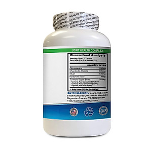 hip and joint supplements for large dog - JOINT HEALTH COMPLEX WITH TURMERIC FOR DOGS - WITH MSM AND TURMERIC - HIP SUPPORT - dog chondroitin glucosamine msm - 2 Bottles (120 Tablets)