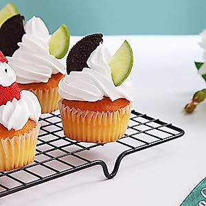 Kyraton Cooling Racks for Baking 1 Pack, Stainless Steel 15.7 X 10 Inch Non Stick Cake Cooling Tray for Roasting, Grilling, Cooking and Drying for Cake Cookies and Meat, Fit Baking Tray& Toaster Oven.