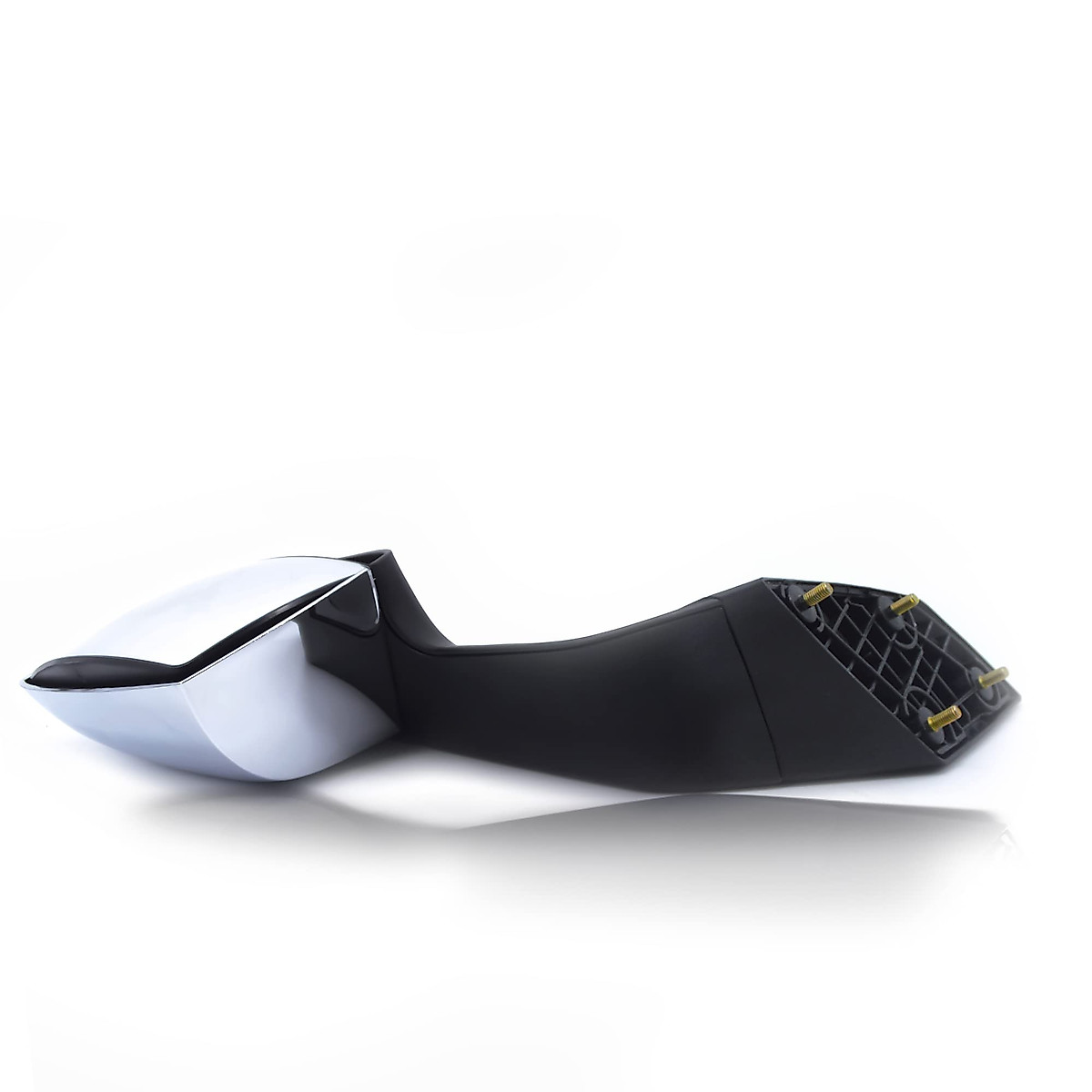 TORQUE Chrome Hood Mirror Replacement for 2004-2017 Volvo VNL Semi Trucks with Mounting Plates Driver Left Side LHD Passenger Right Side RHD (TR009-R TR009-L)