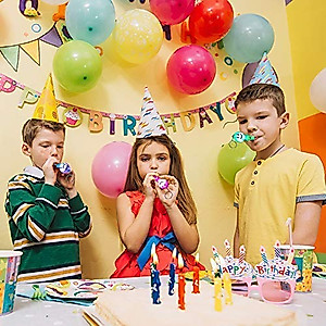 ArtCreativity Light Up Keychains for Kids with Whistles, Set of 12, LED Smile Face Key Chains and Bag Accessories, Fun Birthday Party Favors for Children, Goodie Bag Fillers for Boys and Girls