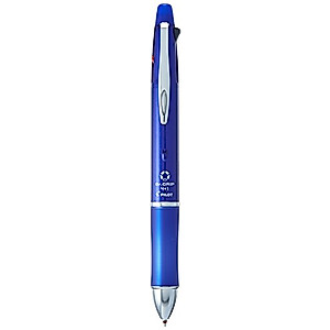 PILOT Dr. Grip 4+1, 4 Color 0.7 mm Ballpoint Multi Pen & 0.5 mm Mechanical Pencil - Blue Body (BKHDF1SFN-L)