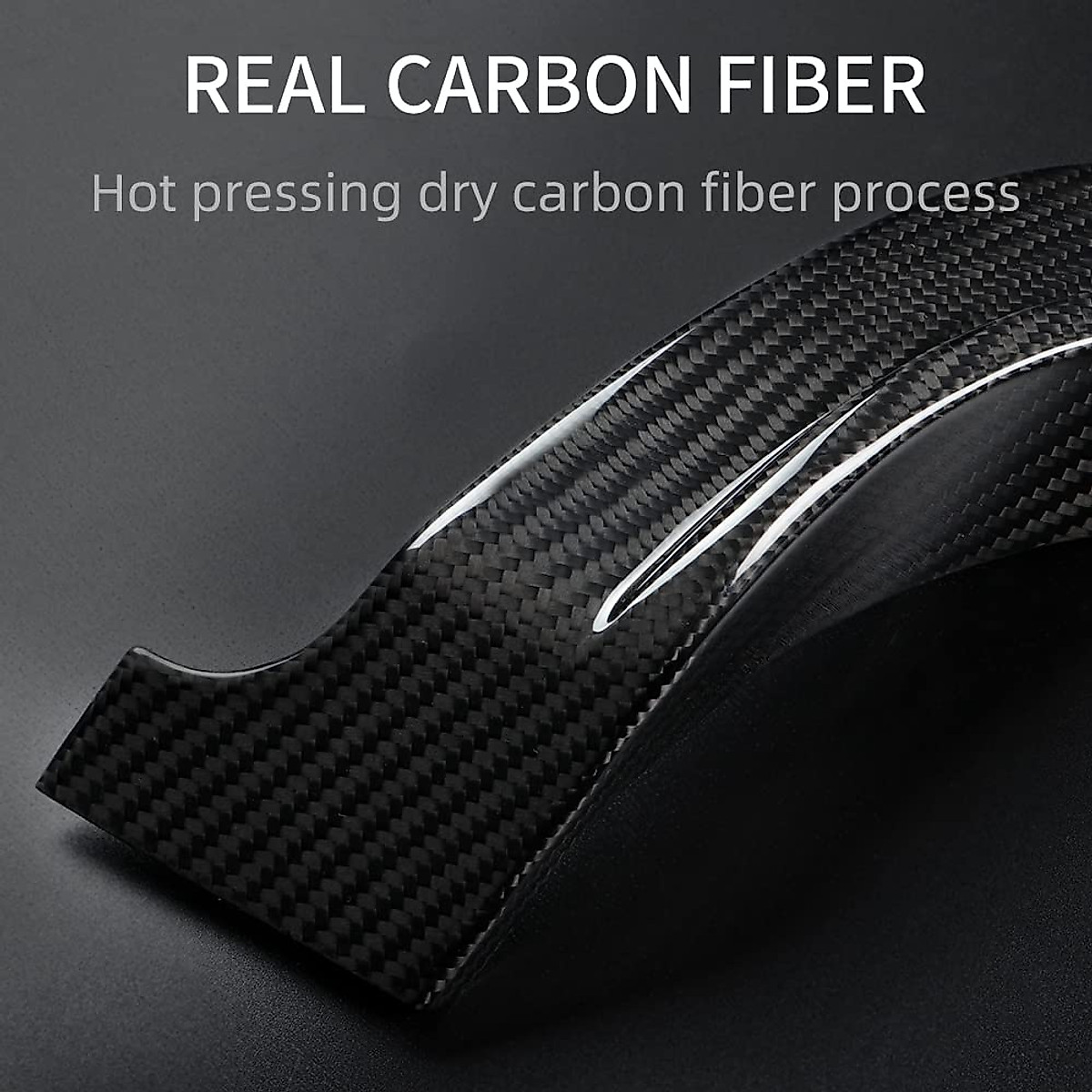 JSWAN Real Carbon Fiber Tail Throat Upper Trim Cover Fit for Toyota Supra GR A90 A91 MK5 Exhaust Muffler Tail Pipe Upper Trim Cover Accessories