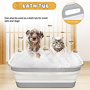 Maohegou Senior Three Legged Arthritic Low Entry Open Cat Litter Box for Sick Frail Handicap Disabled Cats, Older Elderly Corner Cat Litter Box (one Pack)
