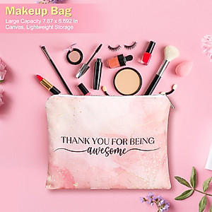 Employee Appreciation Gifts, Appreciation Gifts for Coworkers, 8 Pcs Christmas Gift for Employees Coworkers Teacher Staff Principal Nurse, Cool Thank You Gifts Baskets w/ Tumbler Notebook (Pink)