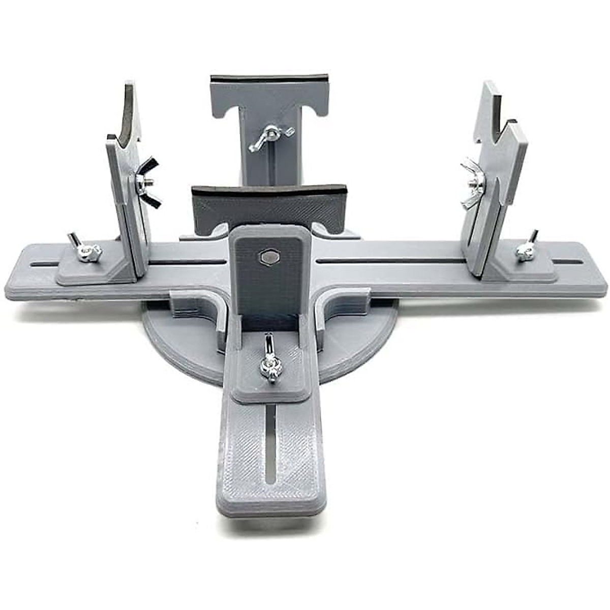 Stand for Model Airplanes for Display Making and Painting,Model Building Berth jig,Tray for Part of 1/72, 1/48(Grey+Swivel Base)