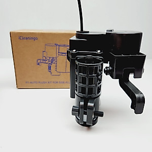 Bundle iCleaningo DC01 Auto Open/Close Elongated Bidet Toilet Seat & iCleaningo F1 Auto Flush Kit for Side-Flush Toilets