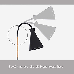 floor standing lamp Industrial Floor Lamp Living Rooms And Bedrooms Standing Adjustable Head Indoor Pole Lamp Rustic Farmhouse Reading Lamp Bedrooms Standing Adjustable Night Light large floor lamp