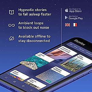 HoomBand | Bluetooth Sleep Headphones | Headband for Sleep, Travel, Meditation | Free Access to Hypnotic Stories and Sounds Created by Sleep Experts | Charging Cable Included