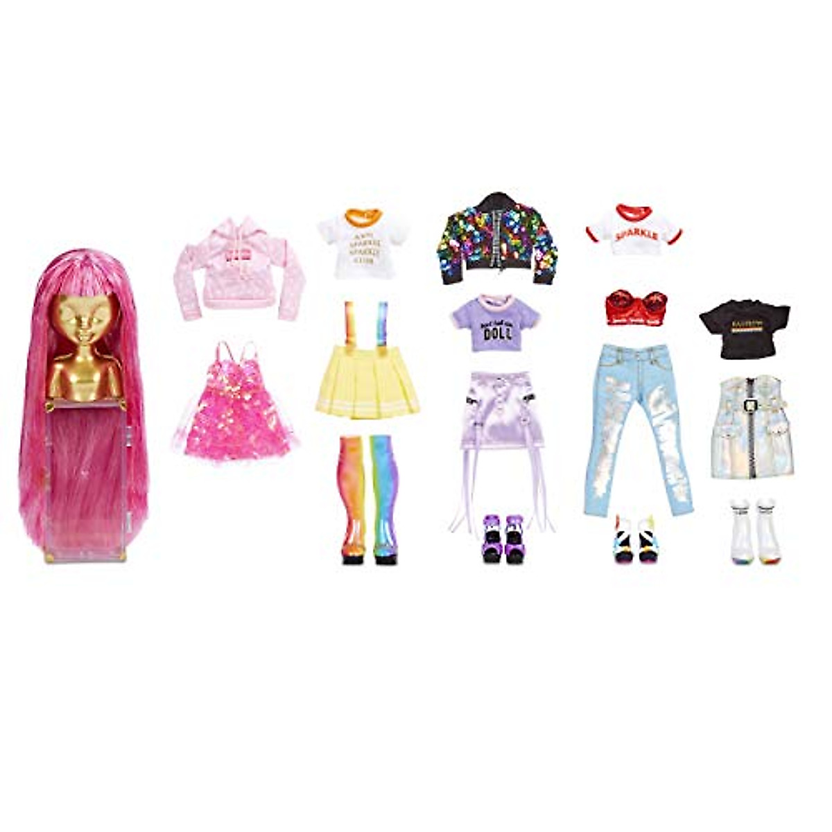 Rainbow High Fashion Studio with Avery Styles Fashion Doll Playset Includes Designer Outfits & 2 Sparkly Wigs for 300+ Looks, Gifts for Kids & Collectors, Toys for Kids Ages 6 7 8+ to 12 Years Old