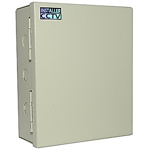 InstallerCCTV 9 Outputs 12 Amp 12V DC CCTV Distribution Power Supply Box for Security CCTV Camera, Led and All Other 12V DC Devices, UL Listed
