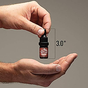 Beard Oil Sample Size Pack - 4 Unique Beard Oil Varieties (0.17 oz each) - Cedarwood, Sandalwood, Bamboo & Unscented – Contains Essential Oils