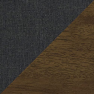 Lexicon Elle Fabric Loveseat, Dark Gray