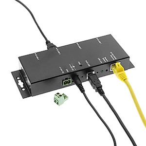 4 Port USB 2.0 Over IP Network Device Sharing Hub w/Screw-Locking Ports & Status LEDs