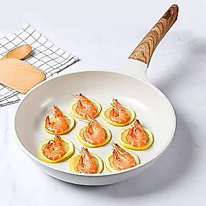 SDGH Saucepan Ceramic Coating and Aluminum Non Stick Frying Pan Grill Pancake Egg Kitchen Cookware Fry Pot