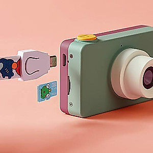 LKYBOA Children's Digital Camera Toy Can Take Pictures and Simulate Portable Mini Student Baby (Color : A)
