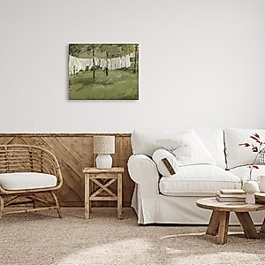 Stupell Industries Soothing Yard Clothesline Scene Canvas Wall Art, Design by Lettered and Lined