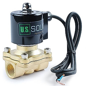 U.S. Solid 1/2" Brass Solenoid Valve - Durable & Reliable