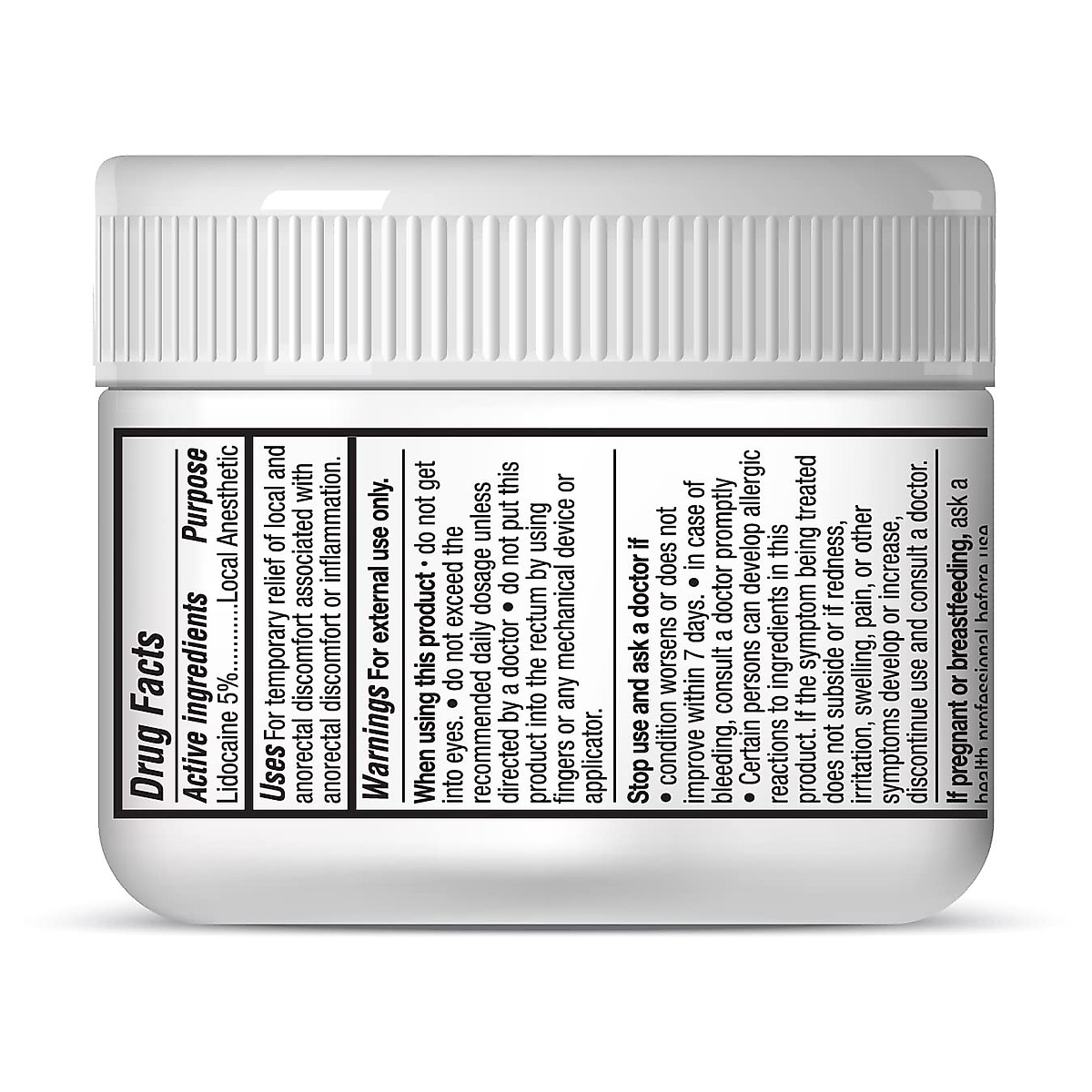 Myderm Medical 5% Lidocaine Numbing Cream, 3 Jars (1.5oz Each) 5% Topical Cream with Vitamin E for Relief from Swelling, Itching, Burning - Made in The USA