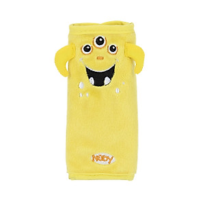 Nuby Car Seat StrapCovers 2 Pack, Yellow Monster
