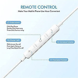 2 Pack with Apple Earbuds for iPhone Headphones Wired Earphones with Microphone【with Apple MFi Certified】 Noise Isolating Headsets for iPhone 13/12/SE/11/XR/XS/X/8/8 Plus/7/7Plus
