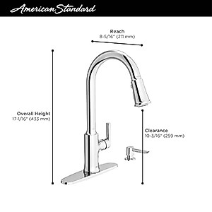 American Standard 7421300.075 Raviv Kitchen Faucet, Stainless Steel