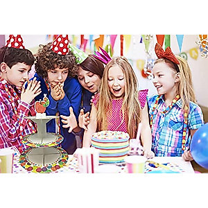 Cartoon Very Hungry Little Green Caterpillar Cupcake Holder Dessert Cupcake Tower Display Insects Pastry Serving Platter Decor for Boy Girl 1st Party Baby Shower Party Decorations Photo Booth Props