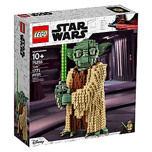 LEGO Star Wars: Attack of The Clones Yoda 75255 Yoda Building Model and Collectible Minifigure with Lightsaber (1,771 Pieces)