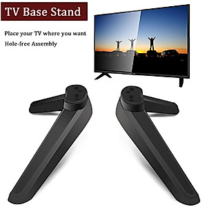 TV Base Stand for TCL TV Legs Replacement Compatible with TCL Roku Smart TV for 27 28 29 30 32 37 40 55 Inch 32S321 32S325 50S425 40S325 32S327 32S3850P