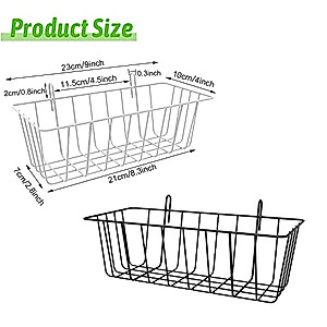 Pelopy 4 Pcs Rabbit Hay Feeder with Hooks Hay Feeder Guinea Pig Heavy Duty Metal Rack Hay Holder for Rabbit Guinea Pig Bunny Chinchilla Small Animal Pet Supplies, 9.1 x 3.9 x 3.7 Inch, Black and White