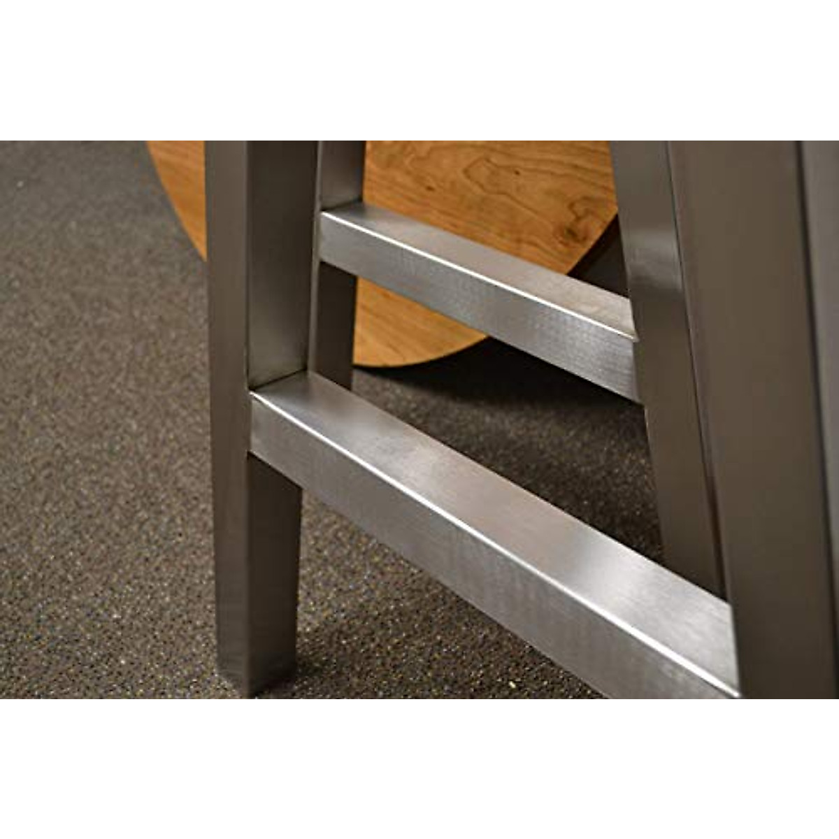Brushed Stainless Table Legs, A-Frame Style - Any Size