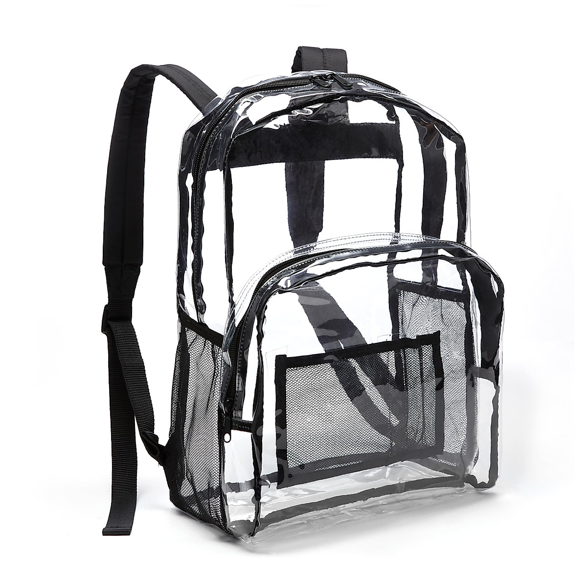 Amazon Basics School Backpack, Clear, School Backpack
