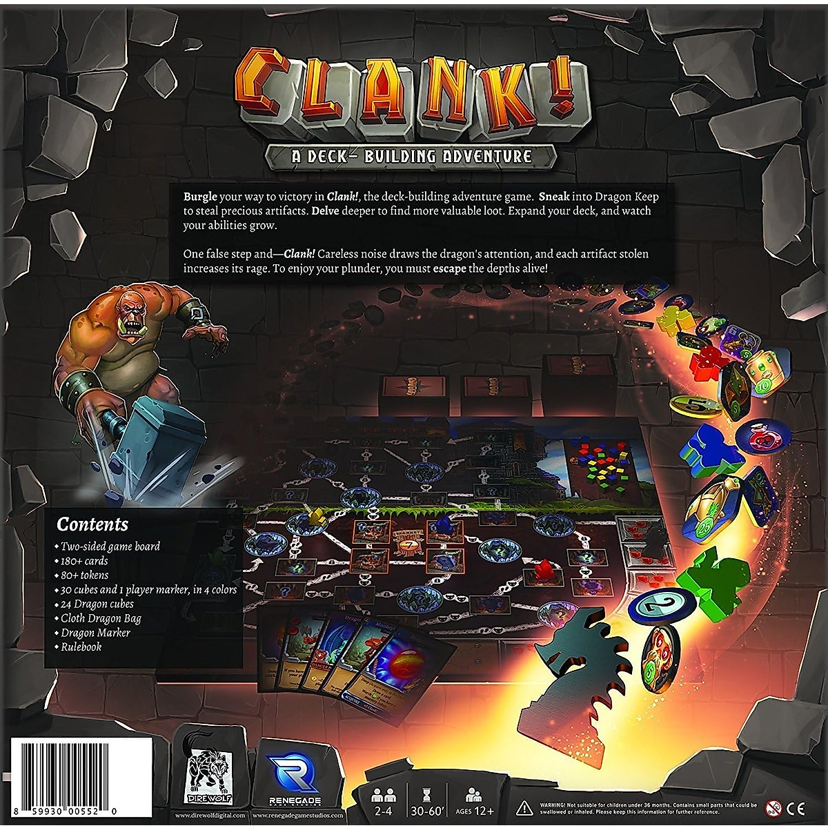 Renegade Game Studios Clank! A Deck Building Adventure! 156 months to 1200 months