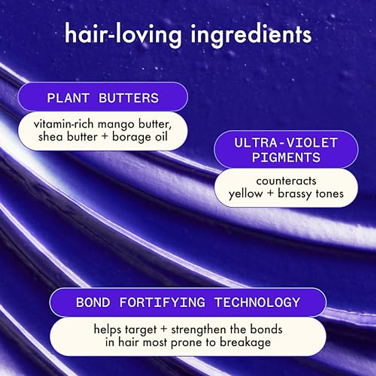 amika bust your brass toning + strength repair mask, 250ml