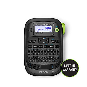 LABELWORKS Epson LW-PX300VP Industrial Label Maker Complete Kit - with Accessories, Sticker Labels, Magnetic Tape Compatible, Only Uses 203 & 205 Shrink Tube Tapes, Portable Handheld Printer