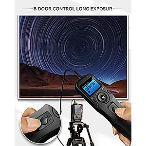 Digital Timer Remote Shutter Release Trigger Intervalometer for Canon EOS Rebel T6 T7 80D 70D 60D 60Da 77D T7i T6i T6s SL2 SL1 T5 T3 T5i T4i T3i T2i EOS R M6 M5 Cameras…