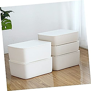 Zerodeko Box Plastic Storage Boxes Plastic Baskets Vanity Storage Organizer Bra Drawer Organizer Panties Drawer Organizer Underwear Storage Box Storage Basket Stackable Basket Divider Sock