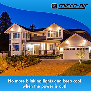 EasyStart Micro-Air 368 Advanced Soft Starter (ASY-368-X72-BLUE), Air Conditioner Soft Start Works with Generator, Start Air Conditioners at Less Power, Automotive & RV Use, 6 Ton Compressor