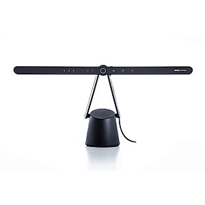 BenQ Black PL19-D 47" Wide Professional PianoLight with 6 Color Modes, 15 Brightness Levels, 360° Adjustable Height and Directions, Auto-Dimming & Eye Care Hood for Upright Pianos(Black)