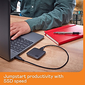 Western Digital 2TB Elements SE - Portable SSD, USB 3.0, Compatible with PC, Mac - WDBAYN0020BBK-WESN