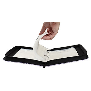 4 Pocket Trading Card Binder for 400 Cards, Abstract Rainbow Pattern