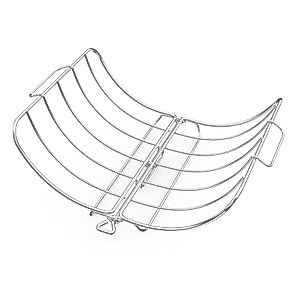 only fire Roasting Rack, Fits for 16x13 Inch Roasting Pan, Stainless Steel, Detachable