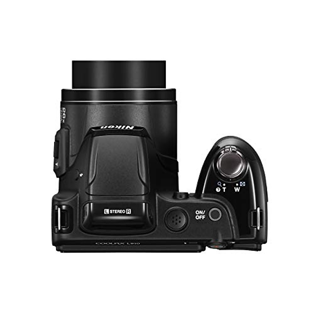 Nikon COOLPIX L810 16.1 MP Digital Camera with 26x Zoom NIKKOR ED Glass Lens and 3-inch LCD (Black) (Old Model) (Renewed)