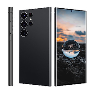 fuxinya Unlocked Android Phones S23 Ultra Cellphone Android 13 Smart Mobile Phone with SS Pen, 8GB+256GB, 6.8" Display, 50MP+13MP Camera 6500 mAh 4G Dual SIM (Twilight Black)