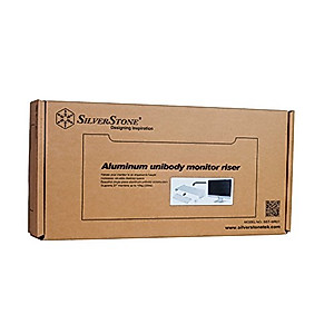 SilverStone Technology Aluminum Unibody Monitor / iMac Stand, Silver (MR01S)