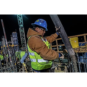 Dickies Men's Heavy Weight Wool Blend Thermal Crew Socks, (2, 4, Blue (2 Pairs), Large