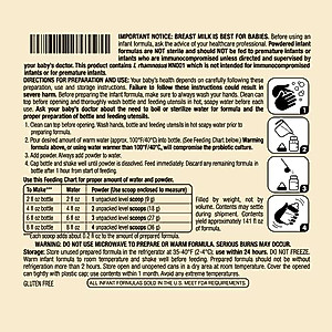 Amazon Brand - Mama Bear Hypoallergenic Infant Formula Powder with Iron, Non-GMO, 1.24 pound (Pack of 1)