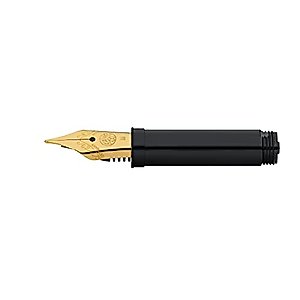 Kaweco Steel Nib Insert 060 with Thread for Fountain Pen Gold I Premium Fountain Pen Replacement Nib I Exclusive Fountain Pen Stainless Steel Gold-Plated Nib Insert I Nib: M (Medium)