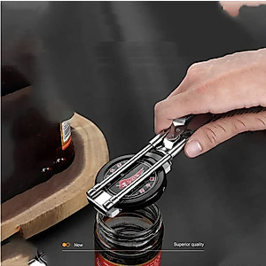Adjustable Jar Opener Stainless Steel Professional Manual Jar Bottle Opener Good To Grip Glass Lids Remover Kitchen Tools